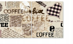 Skleněná krájecí deska s krytem 2x45x52 káva