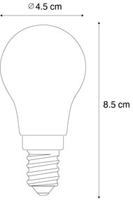 Sada 5 chytrých LED žárovek E14 P45 čiré 4,2W 470 lm 2700-6500K