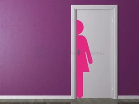 Samolepky na dveře - Woman