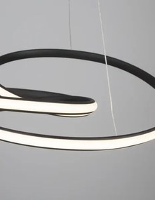 LED lustr Menton 52 černé