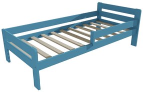 Vomaks Dětská postel se zábranou VMK002C KIDS Rozměr: 100 x 200 cm, Barva: barva modrá