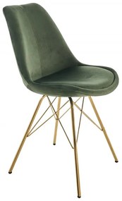 Jídelní židle 2 ks IKAROS Dekorhome Zelená