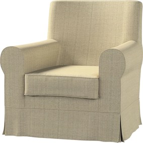 Potah na křeslo IKEA Ektorp Jennylund barva béžová látka pletený vzor