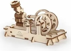 Ugears 3D dřevěné mechanické puzzle Motor / od 14 let / 81 dílků / Obt