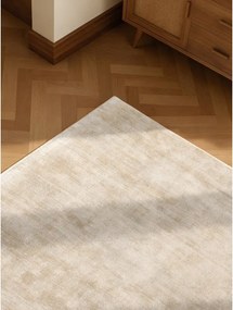 Slonovinový ručně tkaný koberec z viskózy 80x150 cm Noemi – Vikosa