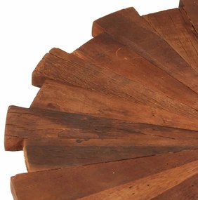 Konferenční stolky 2 ks masivní recyklované dřevo a železo - Default Title