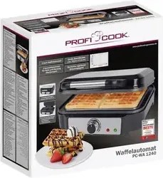 ProfiCook WA 1240 / Vaflovač / 1000 W / nepřilnavé plochy