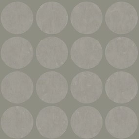 Vliesová tapeta hnědá, matné puntíky na metalickém podkladu 347609, Matières - Metal, Origin