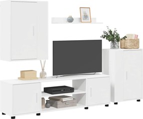 Sestava TV skříněk Bílá Kompozitní dřevo 3397896