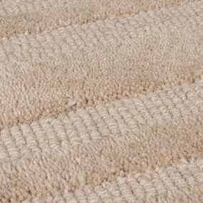 Béžový ručně tkaný vlněný koberec 160x230 cm Zen Rectangles – Flair Rugs