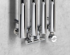 Sapho Pilon otopné těleso 270 x 1800 mm se čtyřmi háčky pro ručník chrom IZ120T