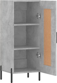 vidaXL Příborník 34,5 x 34 x 90 cm kompozitní dřevo [830456] Barva: šedá sonoma