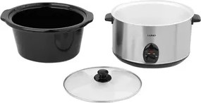 Lund Pomalý hrnec 5,6l / Pomalý hrnec / 320 W / keramická mísa / nerez