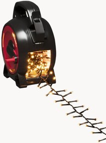 Exteriérový LED světelný řetěz's navíjecí cívkou Compact, teplá bílá