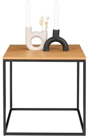OnaDnes -20% Nordic Living Dubový kovový konferenční stolek Winter 45 x 45 cm