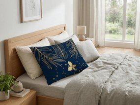 Povlak na polštář z mikrovlákna VISATA 70x90 cm, černý