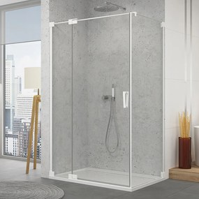 SanSwiss Ronal CADURA 140 cm levé sprchové dveře sklo Transparent CA13G1400907