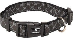 Obojek nylon Odin černý 2x40-55cm Flamingo