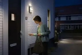 Philips Petronia IR 12W Antracitová / LED venkovní nástěnné svítidlo s