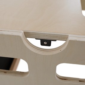 Montessori učící věž 3v1 s tabulí MONTI - přírodní