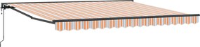 Rám markýzy Modrá a Oranžová 400 × 300 cm 3330574