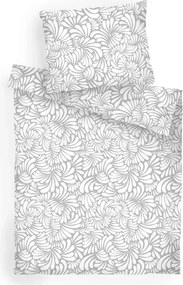 DADKA Povlečení krep Iluze 2 šedá 140x220, 70x90 cm