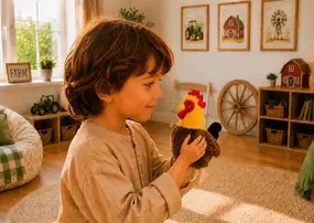 Keel Toys SE3694 Keeleco Slepice - ekoplyšová hračka 18 cm