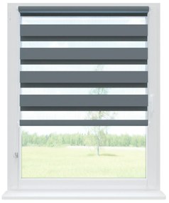 Roleta Den Noc neinvazivní soft Grafit 32x220 cm