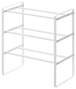 Yamazaki, Nastavitelná police na boty Frame 7555 Shoe Rack 3 | bílá