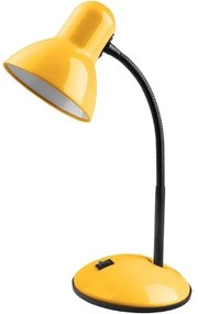Stolní lampa se závitem E27, žlutá