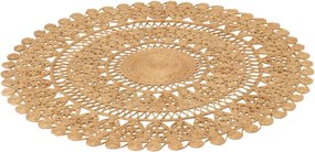 Přírodní kulatý jutový koberec Oriental Mandal - Ø 125 cm
