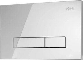 Tlačítko k WC podomítkovým systémům REA HD K011A-Q, chrom
