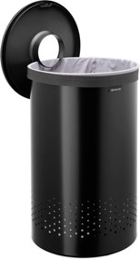 Koš na prádlo Brabantia 60l černý/plastové víko