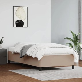 vidaXL Rám postele 90 x 190 cm umělá kůže [347221] Barva: cappuccino