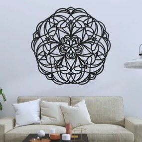 Elegantní dřevěná nástěnná dekorace mandala Mollis | SENTOP HDF0250