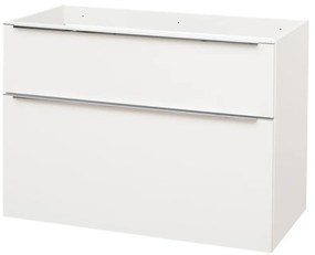 Mereo Mereo, Mailo, koupelnová skříňka 101 cm, bílá, dub, antracit, CN512S