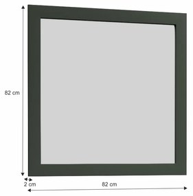 TEMPO Zrcadlo LS2, zelená, PROVANCE