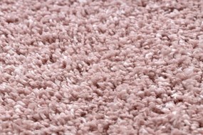Dywany Łuszczów, Kusový koberec Berber 9000 pink kruh, 160x160 (průměr) kruh, růžová, obývací pokoj