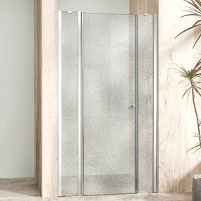 ALFA LINE II Chrom 125 Grape Sprchové dveře jednokřídlé s pevnými stěnami v rovině