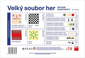 DINO DŘEVO Hra VELKÝ SOUBOR 150 HER *SPOLEČENSKÉ HRY* dn631830