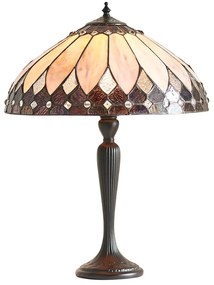 Endon 63982 - Stolní lampa Tiffany BROOKLYN 1xE27/60W/230V pr. 40 cm
