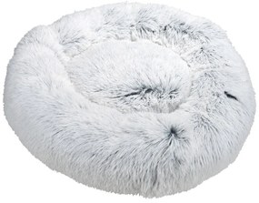 Bílý pelíšek pro psa ø 95 cm Fluffy Heather – Love Story