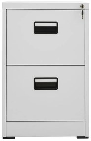 vidaXL Kancelářská skříň světle šedá 46 x 62 x 72,5 cm ocel