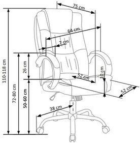 Kancelářská židle RELAX černá