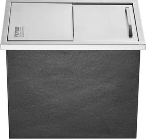Nádoba na led, 45,7 cm D × 30,5 cm Š × 36,8 cm