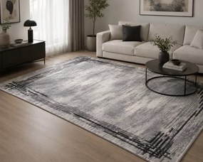 Koberec DIAMOND K8778S stříbrný