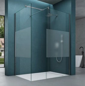 design sprchová zástěna WALK-IN BREMEN - CHROM Double