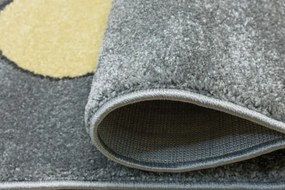Dětský koberec Lima 9393B - dívka růžový / šedý