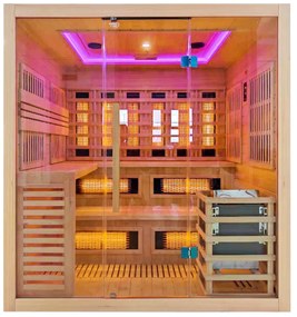 BPS-koupelny Kombinovaná sauna 2v1  - Infrasauna + finská sauna 180x160, 4-5 osob