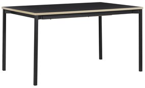 Rozkládací jídelní stůl 140/190 x 90 cm černý AVIS Beliani